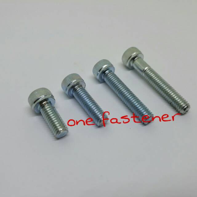 Jual baut L M8x40 Putih Kunci L6 panjang 4cm galvaniz | Shopee Indonesia