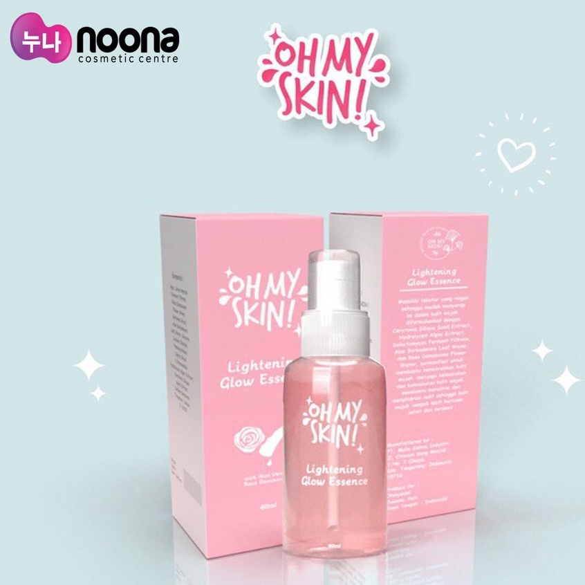 Jual OH MY SKIN LIGHTENING GLOW ESSENCE 60ML | Shopee Indonesia