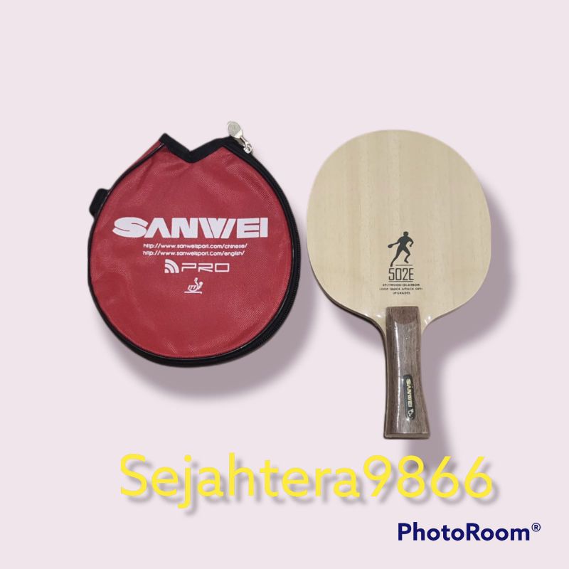 Jual kayu bet tenis meja carbon sanwei 502E | Shopee Indonesia
