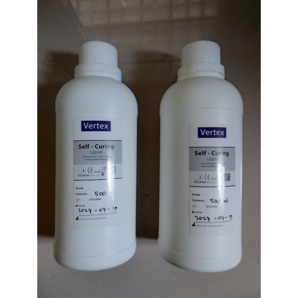 Jual Self Curing Liquid Vertex / dental Liquid otomatis Vertex Original ...