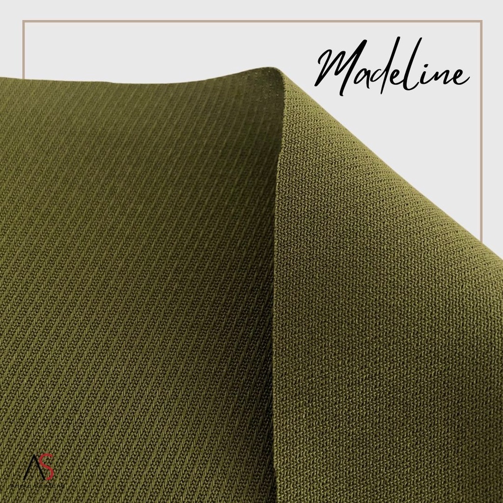 Jual Kain polyester premium Ecer bahan Madeline Premium harga per 0,5 ...