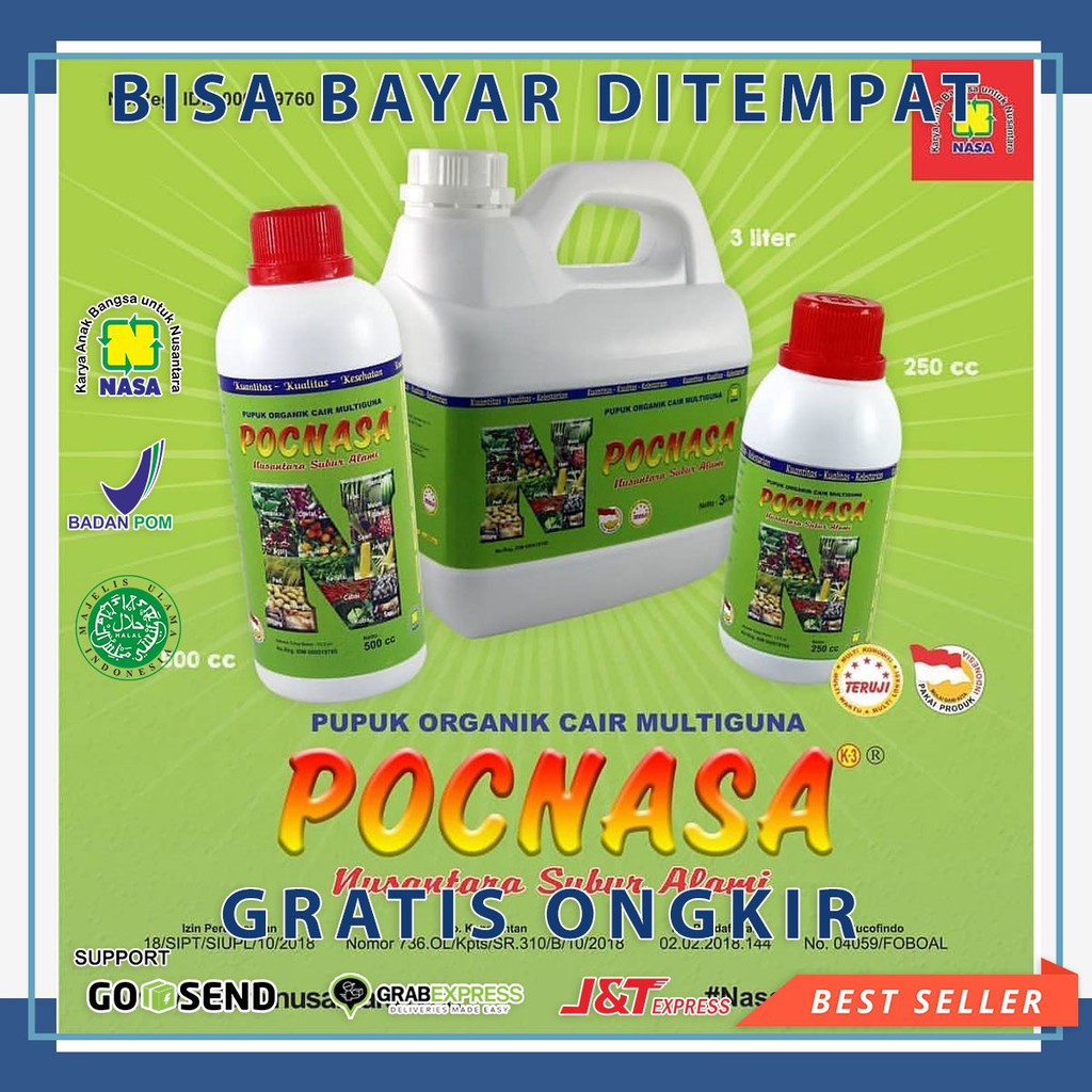 Jual [NASA] POC NASA KEMASAN 3 LITER NASA PUPUK ORGANIK CAIR MULTIGUNA | Shopee Indonesia