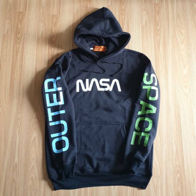 Jual HOODIE NASA OUTER SPACE FONT HAND PREMIUM | Shopee Indonesia