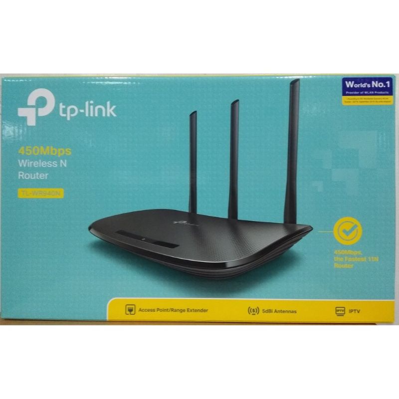 Jual TP-LINK Wireless N Router TL-WR940N 450Mbps TP LINK TL WR940N ...