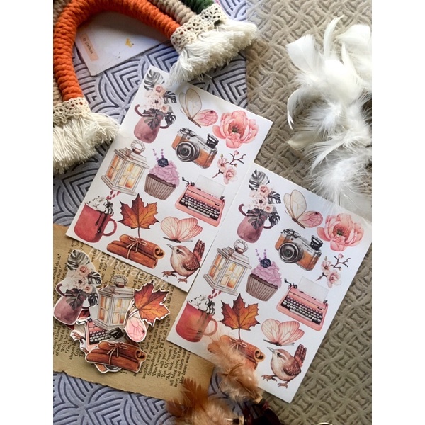 Jual sticker lucu dan murah sticker journal dan scrapbooking untuk ...