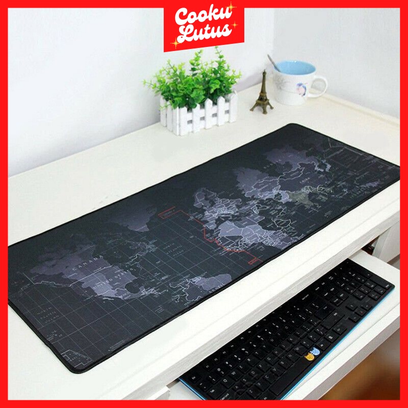 Jual Mouse pad Gaming XL Peta Dunia Mousepad Besar Mousepad World Map ...