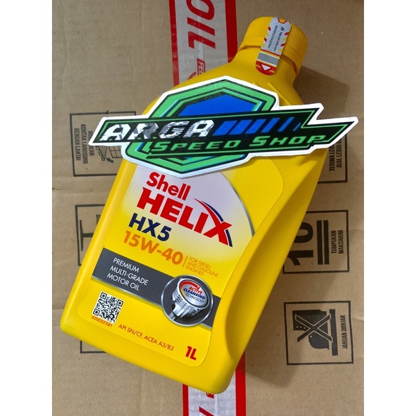 Jual OLI SHELL HELIX HX5 1L ORIGINAL / 15W-40 | Shopee Indonesia