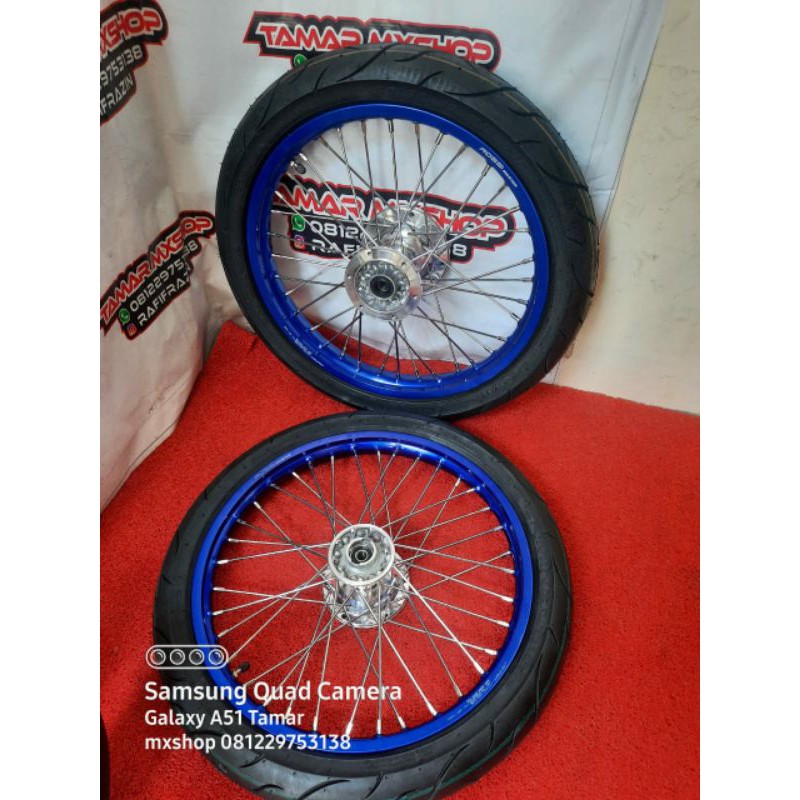 Jual VELG PELH PELEK RODA BAN WHELSHET SUPERMOTO KLX DAN DTRACKER ...