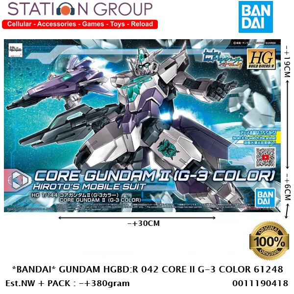 Jual BANDAI 61248 GUNDAM HGBD-R 042 CORE II (G-3 COLOR) - GUNPLA MODEL ...