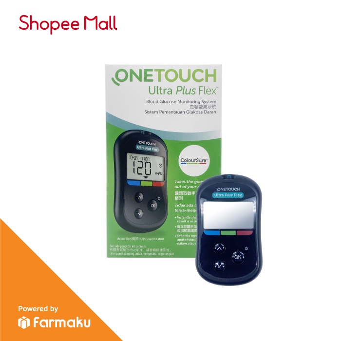 Jual Onetouch Blood Glucose Monitoring Ultra Plus Flex | Shopee Indonesia