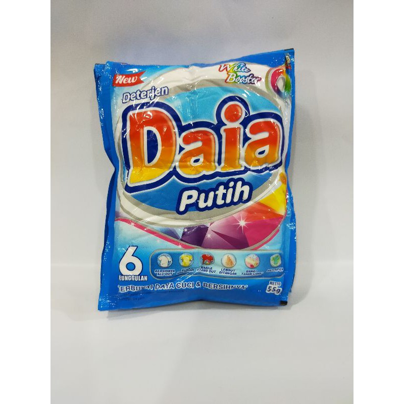 Jual Daia Detergent Bubuk Sachet / Rentengan (1 Renteng Isi 6 Sachet ...