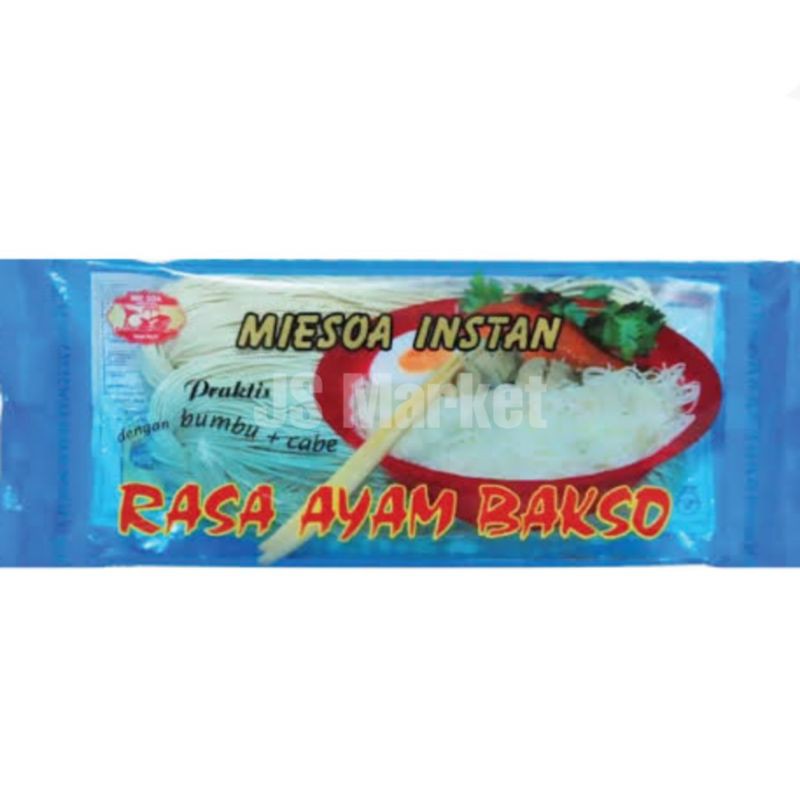 Jual MIESOA INSTAN IKAN PAUS RASA AYAM BAKSO 60GR | Shopee Indonesia