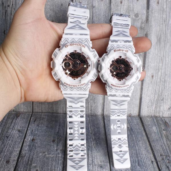 Jual DISKON AKHIR TAHUN! G-Shock Couple Love Edition Casio GA110 putih ...