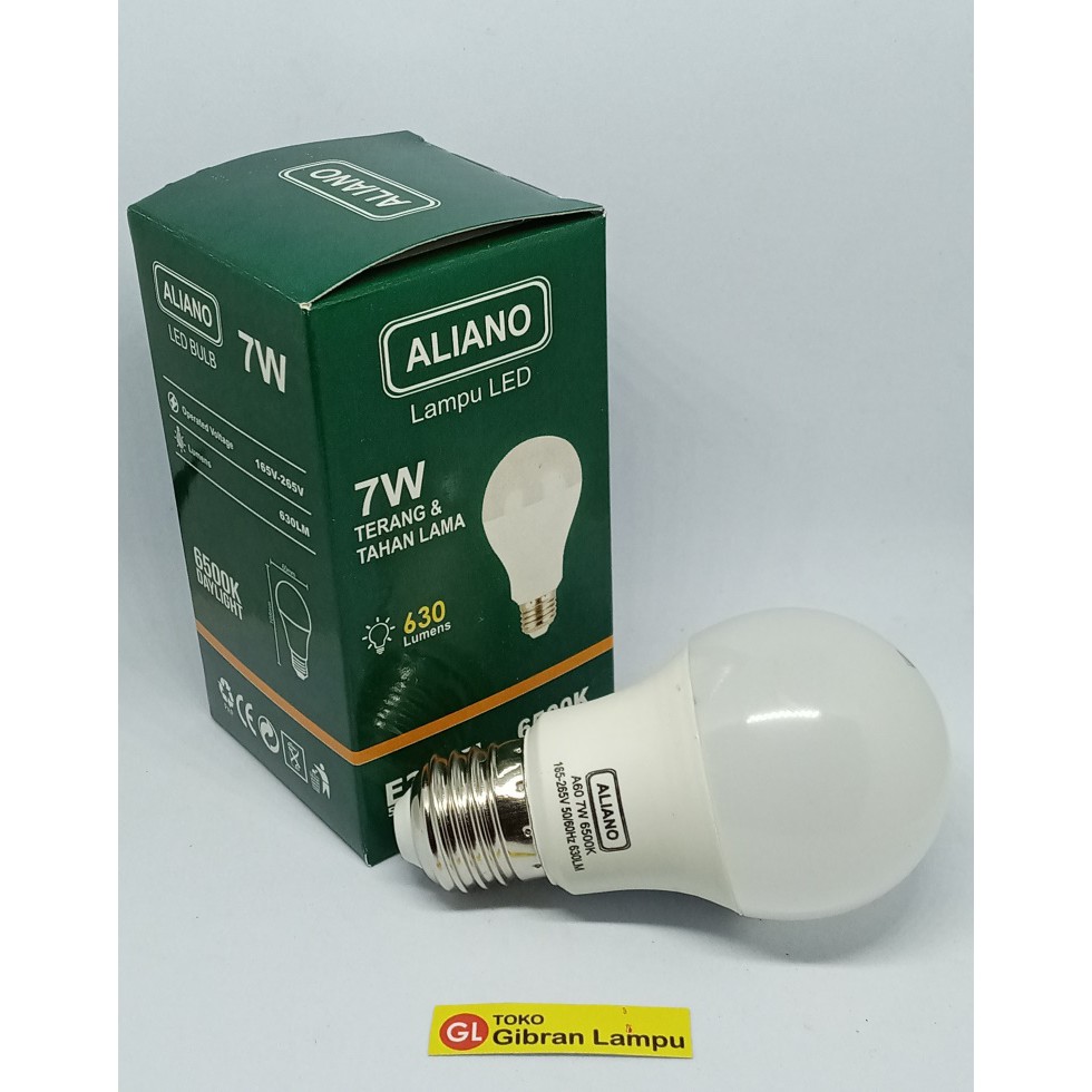 Jual Lampu LED Aliano 7w - Bohlam LED Bulb 7 Watt - Lampu LED Murah Bagus | Shopee Indonesia