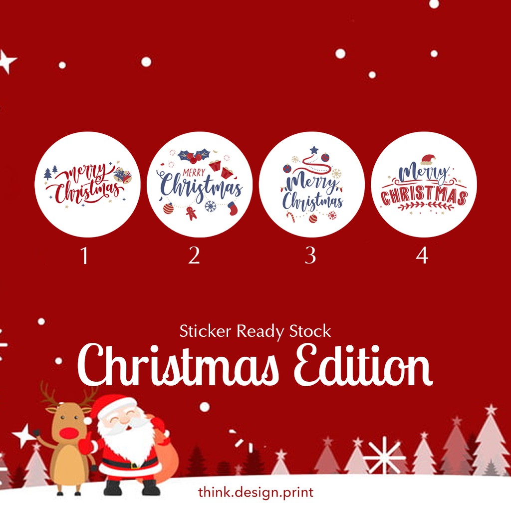 Jual Sticker Natal | Shopee Indonesia