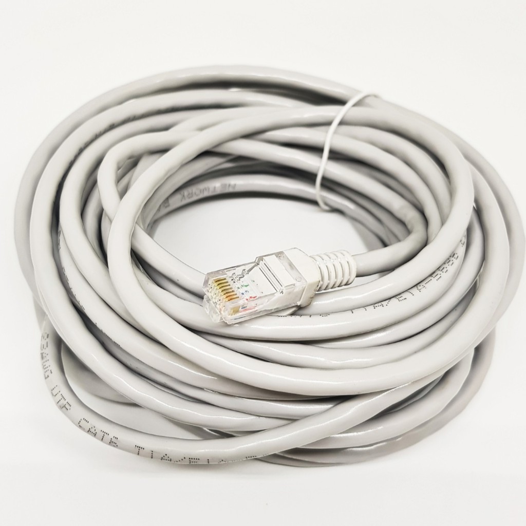 Jual KABEL LAN 15M CAT 6 / KABEL UTP 15 METER PABRIKAN CAT 6 Kabel ...