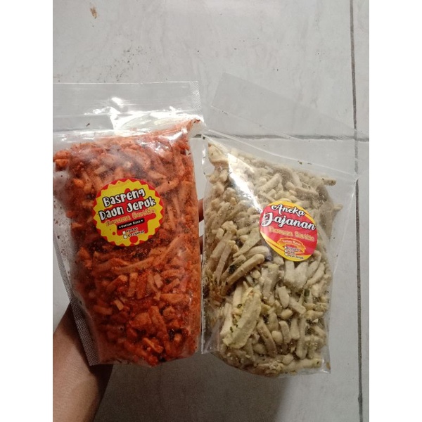 Jual basreng varian rasa original dan pedas daun jeruk | Shopee Indonesia