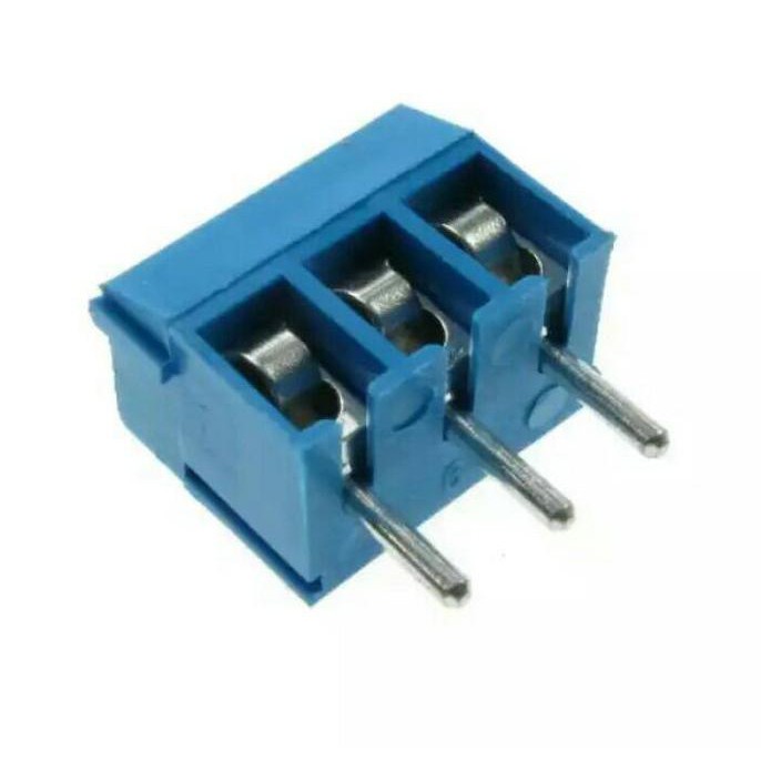 Jual Terminal Block 3 Pin Skrup Screw Pcb Blok 3P Pitch 5Mm Cable ...