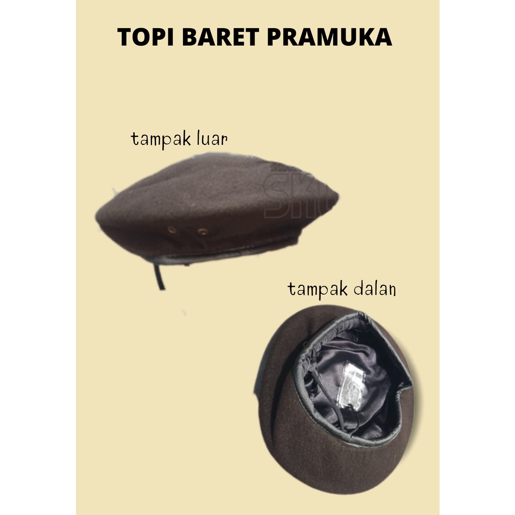 Jual TOPI BARET/TOPI PRAMUKIA KUALITAS BIASA DAN KUALITAS TOP SUPER ...