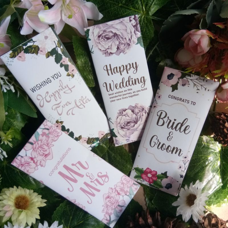 Jual (isi 8 pcs) amplop wedding / pernikahan / angpao / aesthetic ...