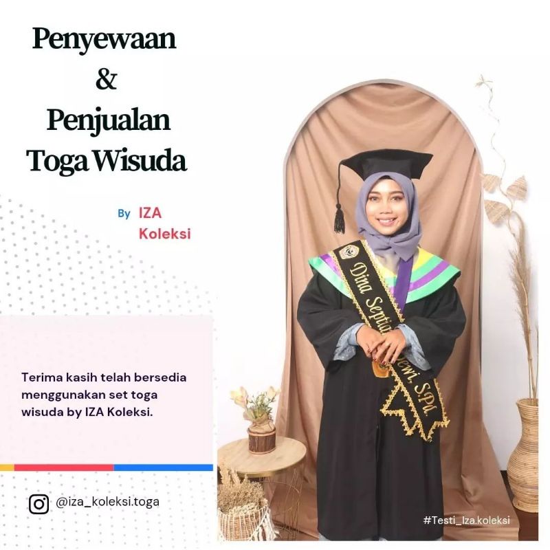 Jual SLABER TOGA WISUDA ULM / SAMIR WISUDA ULM / UNIVERSITAS LAMBUNG ...