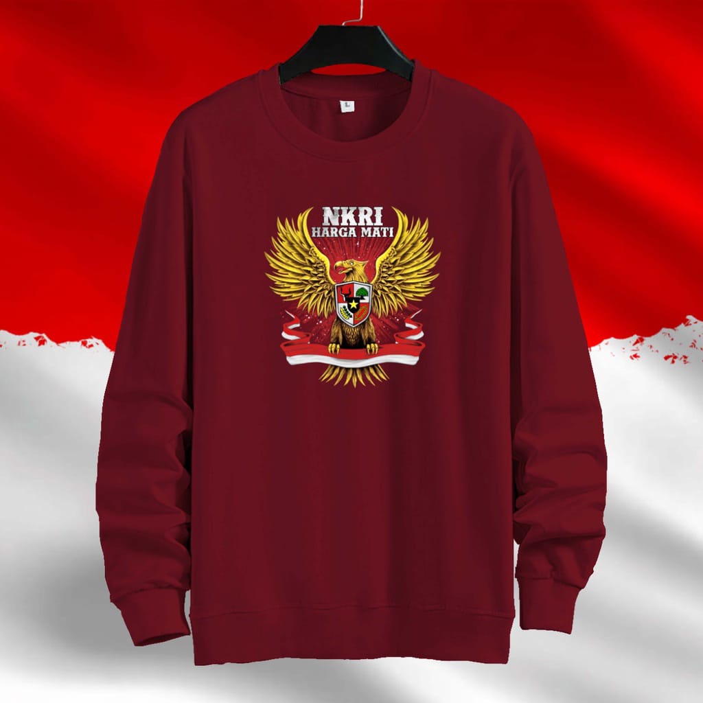 Jual Gooshop / Sweater logo NKRI / Sweater Pria Wanita / Atasan Pria ...