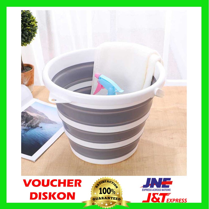 Jual Ember Lipat Water Bucket Foldable Collapsible 10 Liter - Ember ...