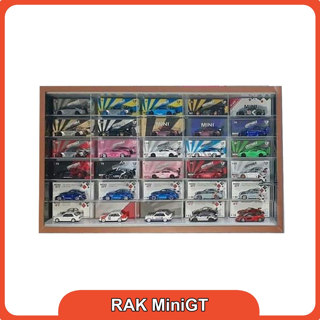 Jual Rak Akrilik Diecast MINI GT BOX IN Isi 36 | Shopee Indonesia
