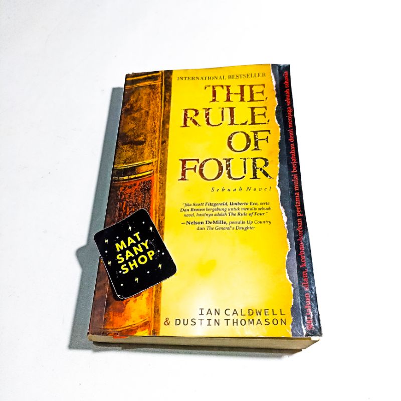 Jual NOVEL THE RULE OF FOUR • IAN CALDWELL DUSTIN THOMASON • SERAMBI ...