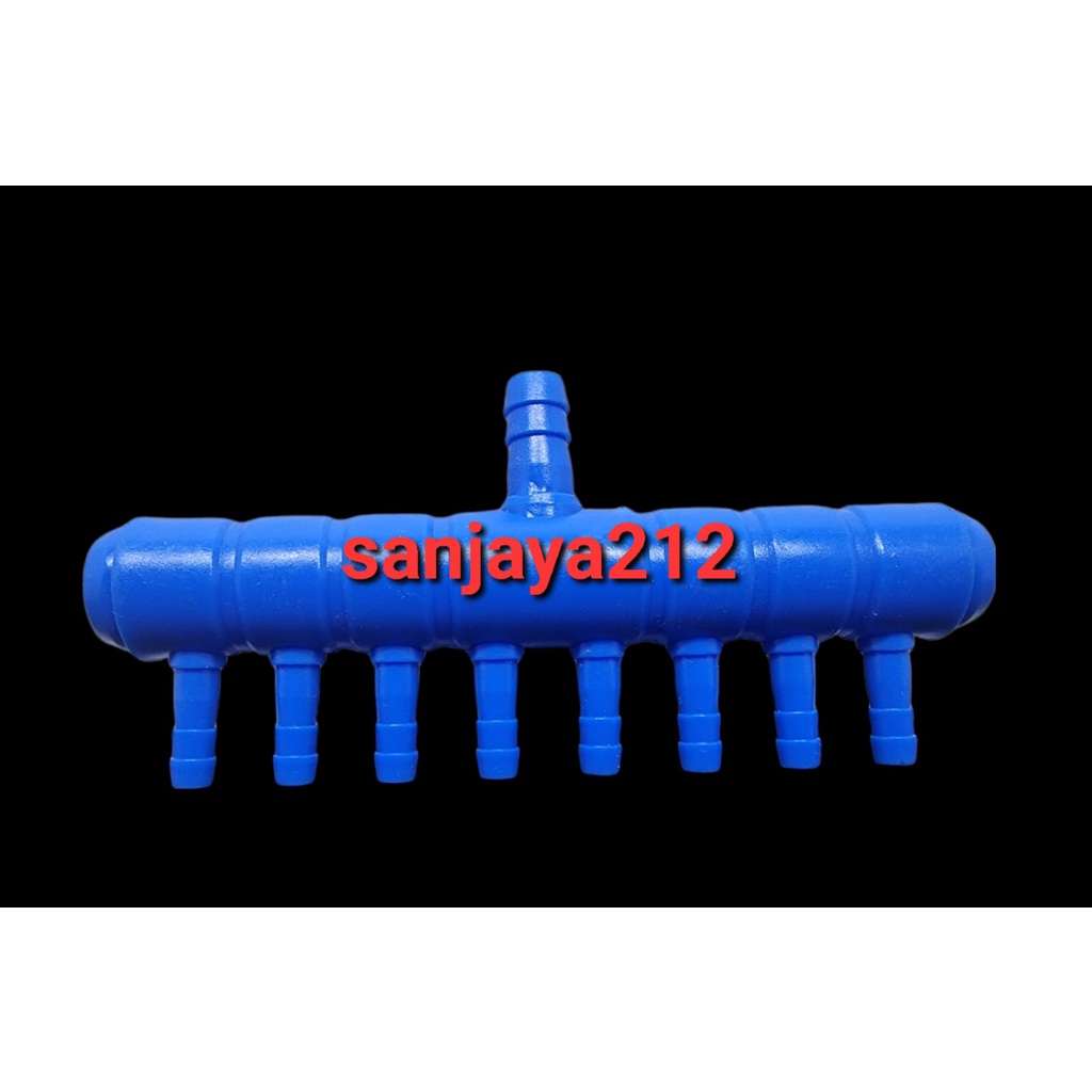 Jual AIR DIVIDER MANIFOLD 8 WAY Pembagi Udara Aerator 8 Cabang lubang ...