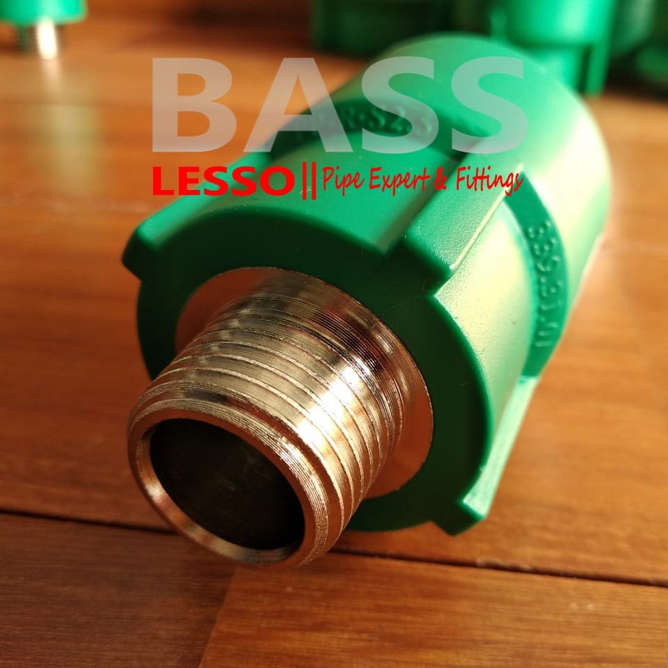 Jual Sock Drat Luar PPR Lesso 25mm X 20mm 3/4" X 1/2" inch SDL Male ...