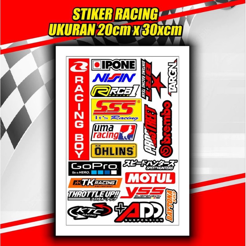 Jual STIKER CHANA DAN STIKER RACING STIKER IKLAN MOTOR DAN MOBIL ...