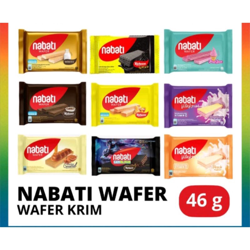 Jual Richeese Nabati Wafer 49 gram | Shopee Indonesia