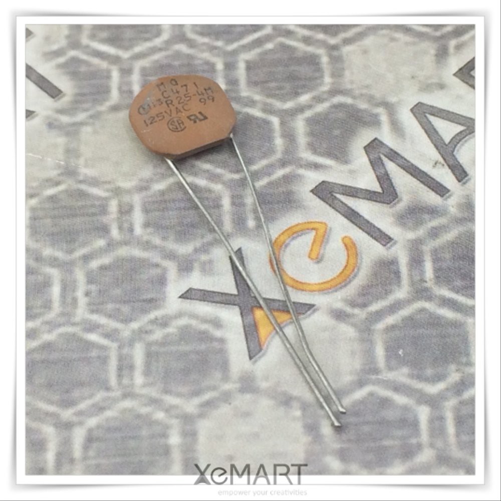 Jual Ceramic Capacitor NPO 470pF 125V Keramik Through Hole Murata ...