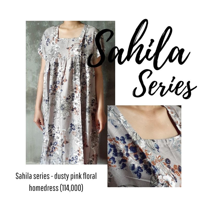 Jual HOMEDRESS DASTER KEKINIAN RUFFLE JUMBO sahila series ( dusty pink ...