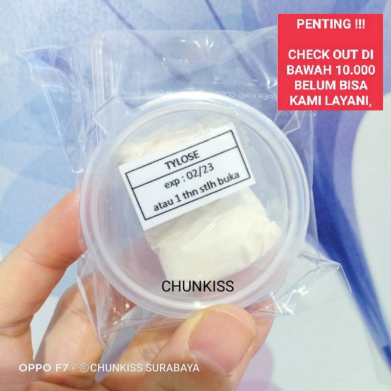 Jual Tylose Powder 10 gram - Repack Plastik dengan Bonus Cup | Shopee ...
