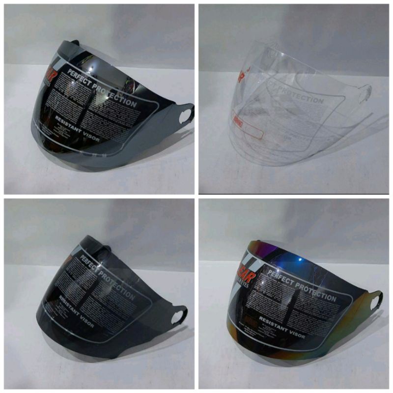 Jual Kaca Helm Visor KYT Vision 1 Warna Bening Smoke Riben Pelangi ...