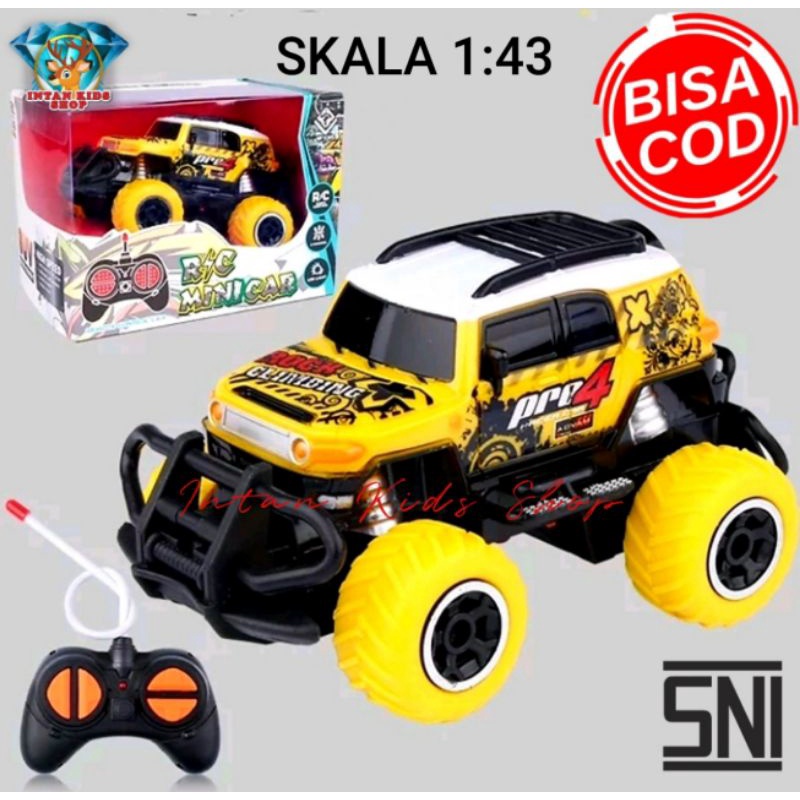 Jual MAINAN MOBIL REMOTE CONTROL 1:43 RC MINI CAR SUV CROSS COUNTRY ...