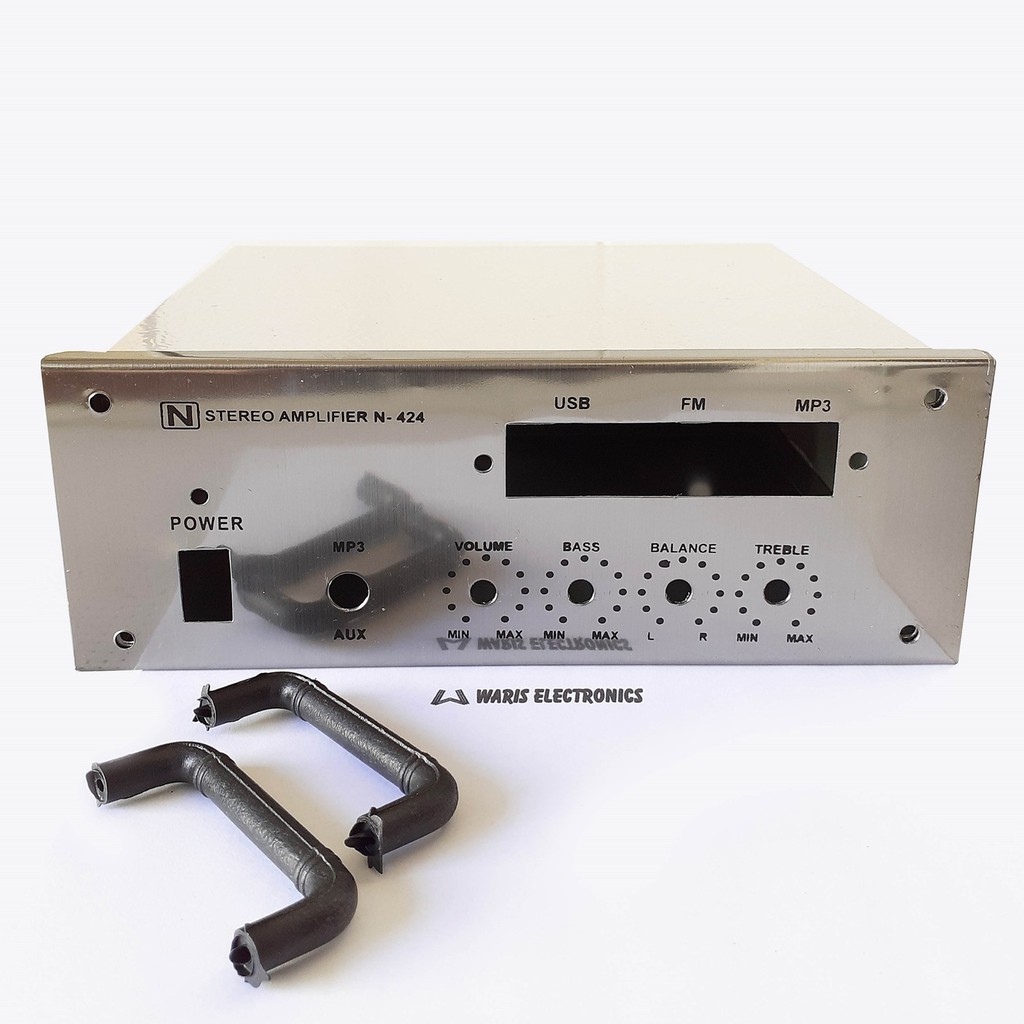 Jual Box Power Amplifier 22cm 424 Ampli Plus Modul USB | Shopee Indonesia