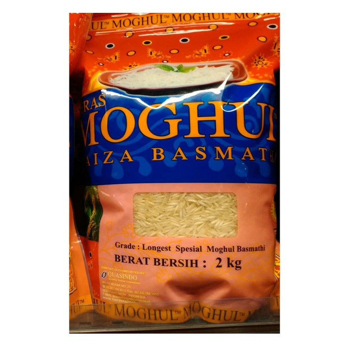 Jual Beras Basmathi Moghul 2Kg (Beras India) | Shopee Indonesia