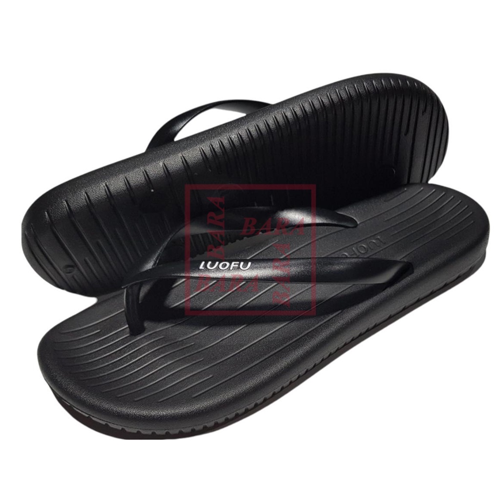 Jual Luofu Sandal Jepit Jelly Karet Pria E7202-J2W (D4) | Shopee Indonesia