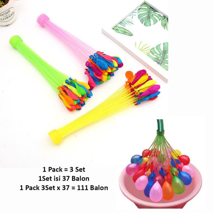 Jual Balon Air / Water Balloon / Magic Balloon / Mainan Perang Air isi ...