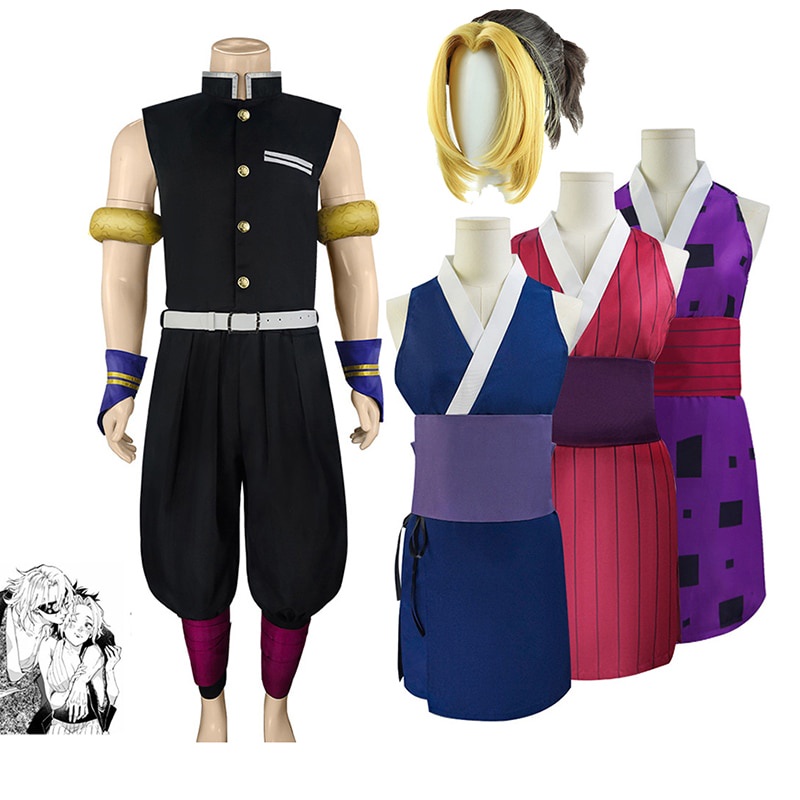 Jual PREORDER Anime Demon Slayer Tengen Makio Cosplay Costume Kimono ...