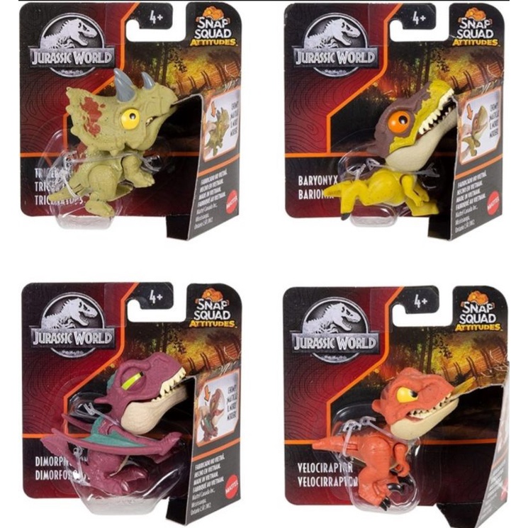 Jual Snap Squad Jurassic World Wave 11 Complete Set of 4 pcs | Shopee ...