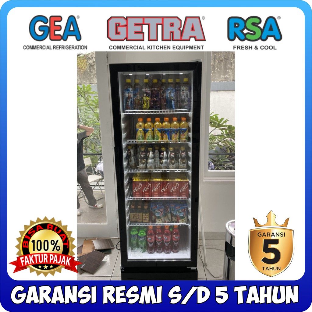 Jual DISPLAY COOLER RSA AGATE-300.N SHOWCASE MINUMAN DINGIN 1 PINTU ...