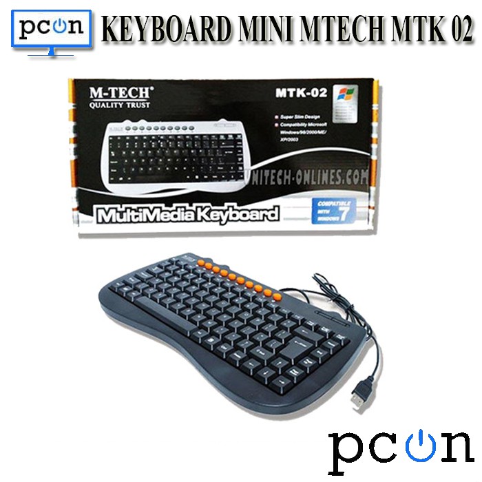 Jual Keyboard USB Mini Multimedia Wired M-Tech MTK 02 | Shopee Indonesia