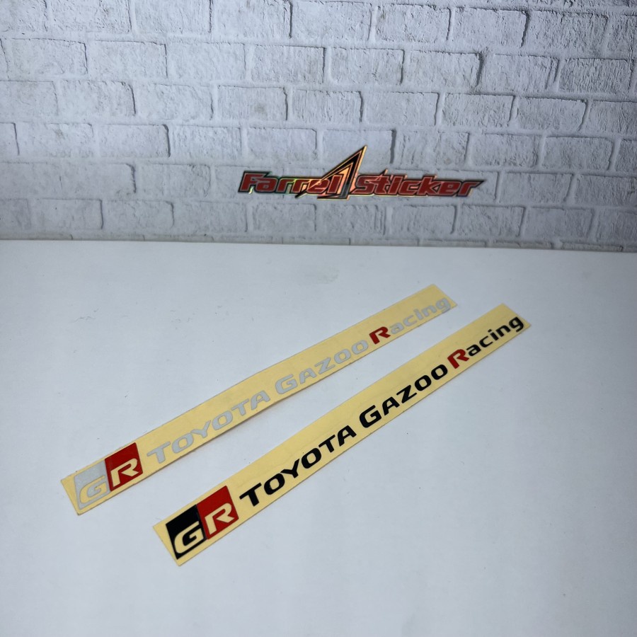 Jual Stiker GR sport sticker Toyota Gazoo Racing 15cm reflektif cutting ...