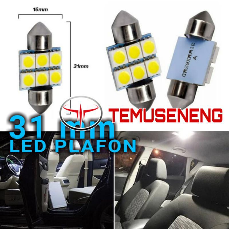 Jual Led Lampu Plafon Mobil Kabin Cabin Plapon Mobil Interior 6 Smd ...