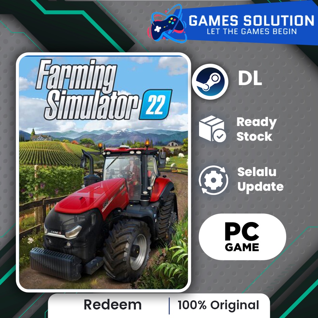 Jual Farming Simulator 22 PC GAME ORIGINAL | ST3AM | Shopee Indonesia