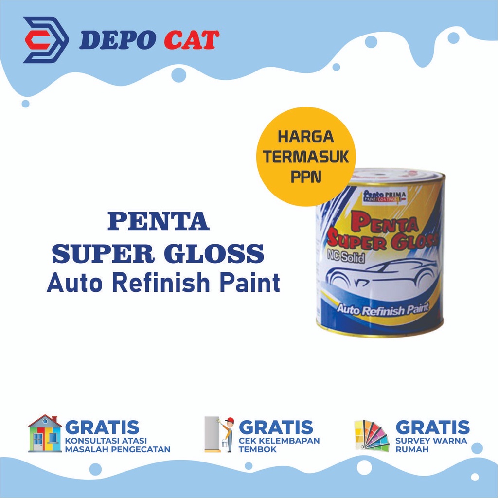 Jual Cat Duco Penta Supergloss Solid 1L | Shopee Indonesia
